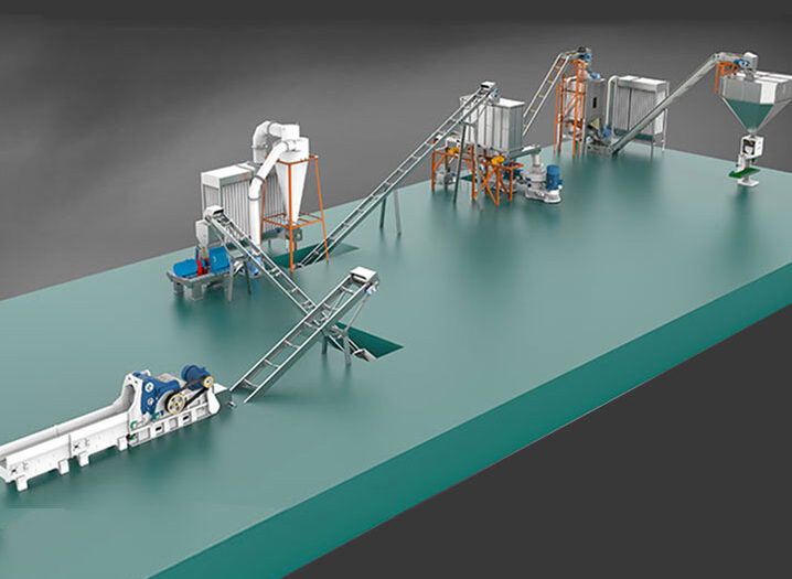 Biomass Pellet Production Line and Biomass Pellet Machine